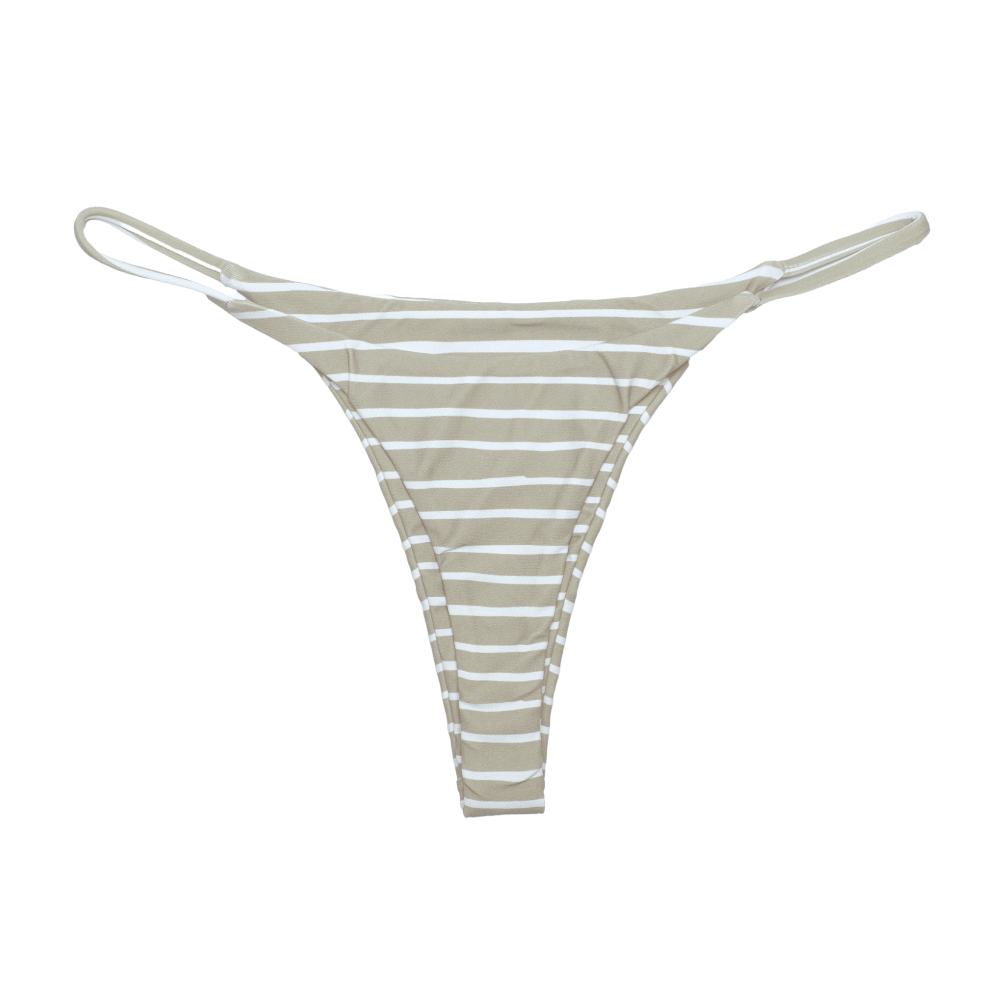 Malta Green Striped Thong Bikini Bottom | Minimal Coverage Swimwear ...